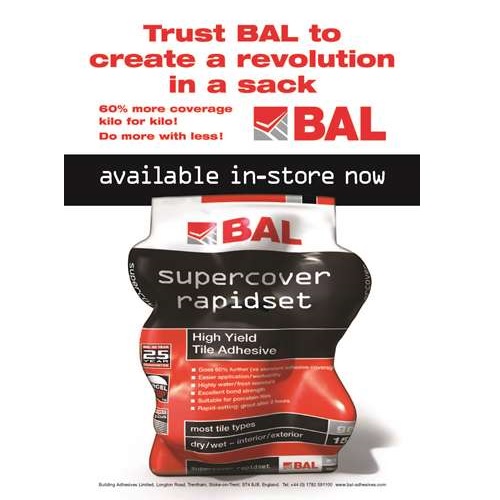 BAL SUPERCOVER RAPIDSET POSTER | BAL Adhesives