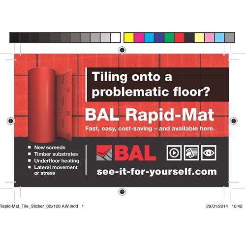 BAL RAPID-MAT TILE STICKER | BAL Adhesives