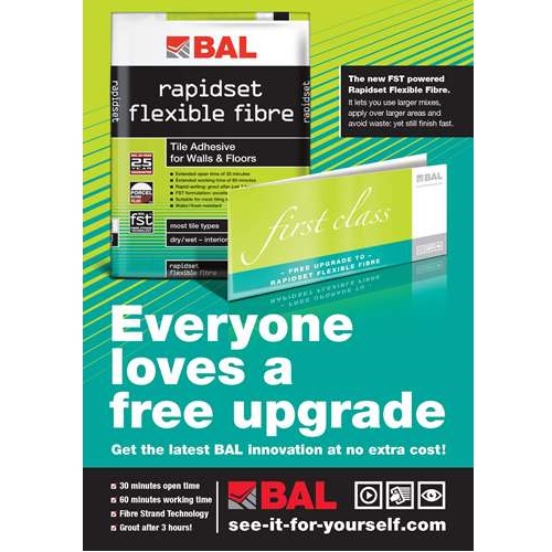RAPIDSET FLEXIBLE FIBRE POSTER | BAL Adhesives
