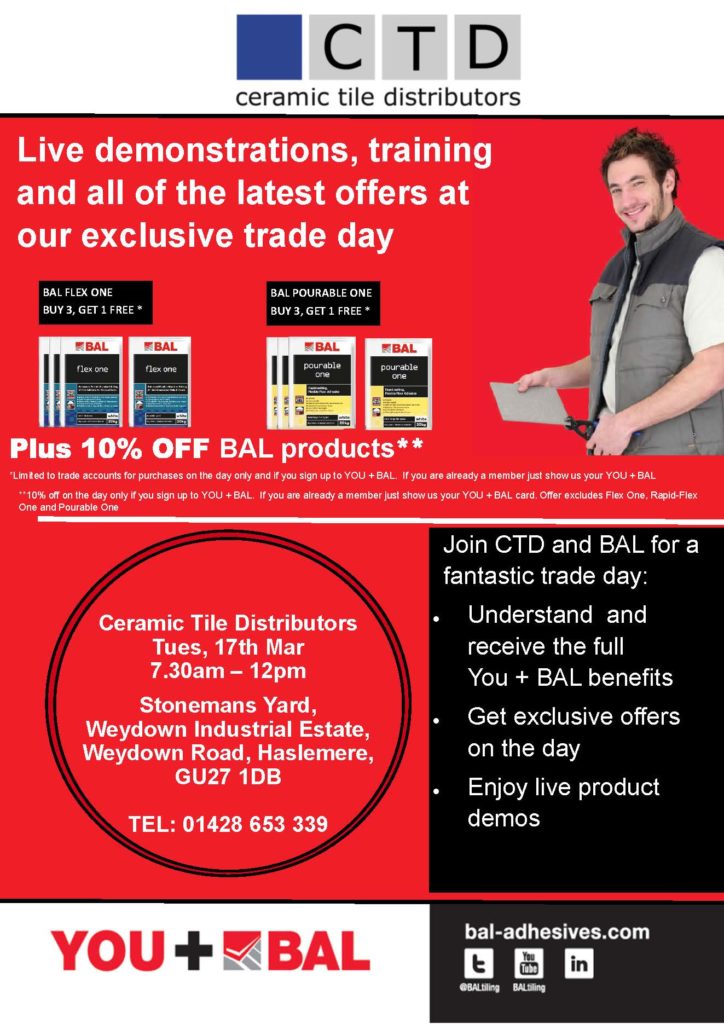 Trade Event – Haslemere | BAL Adhesives