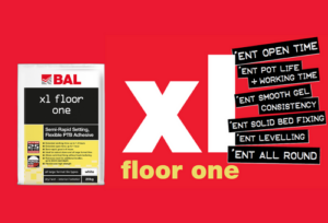 XL-ent floor tiling with new BAL XL Floor One | BAL Adhesives